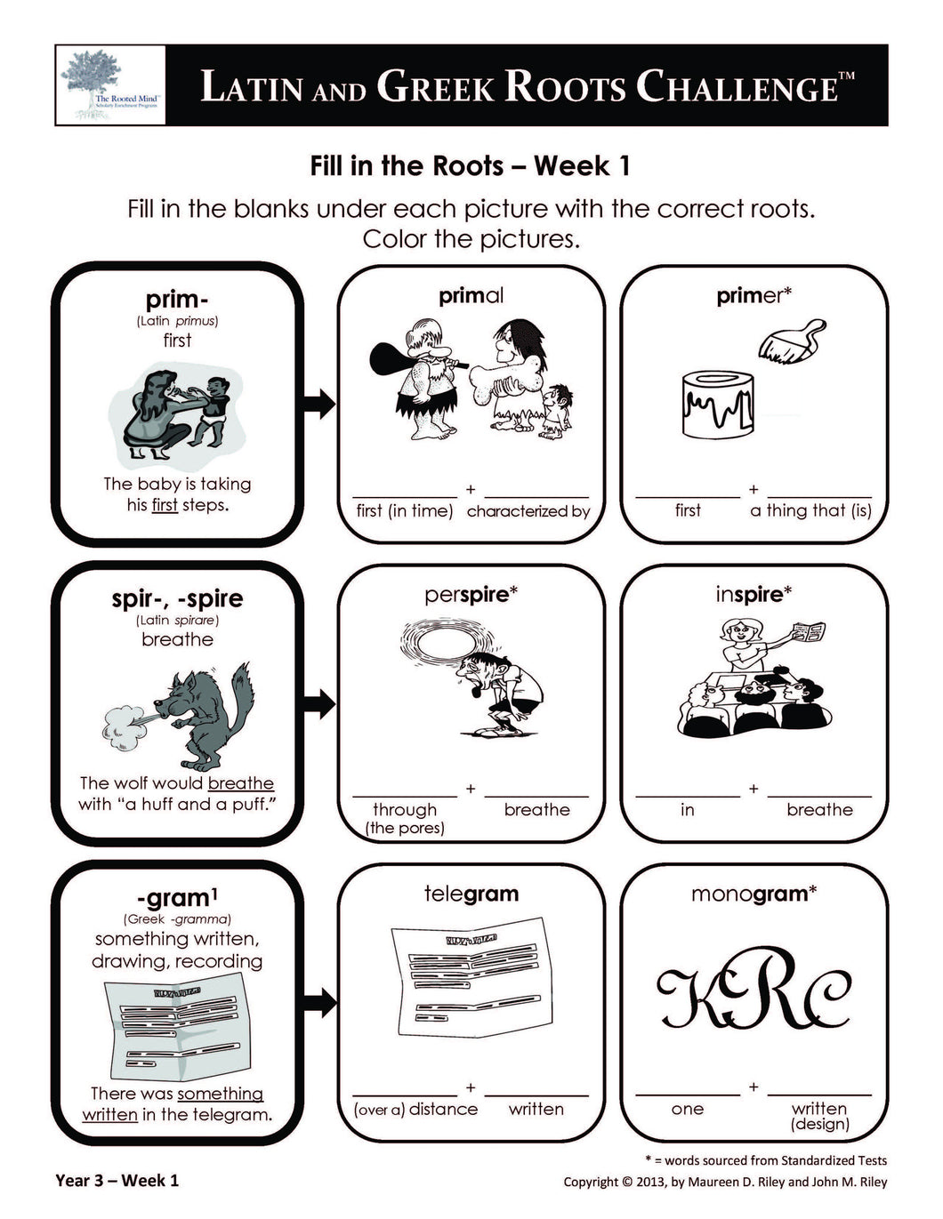 greek and latin roots coloring pages